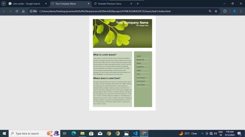 Tuba Zainab on LinkedIn: Today's Task Tuba Zainab on LinkedIn: Today's Task