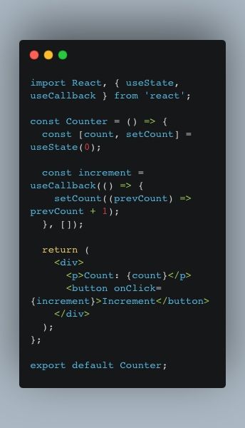 Pankaj Sharma on LinkedIn: #reactjs #codingtips #usecallback # ... Pankaj Sharma on LinkedIn: #reactjs #codingtips #usecallback # ...