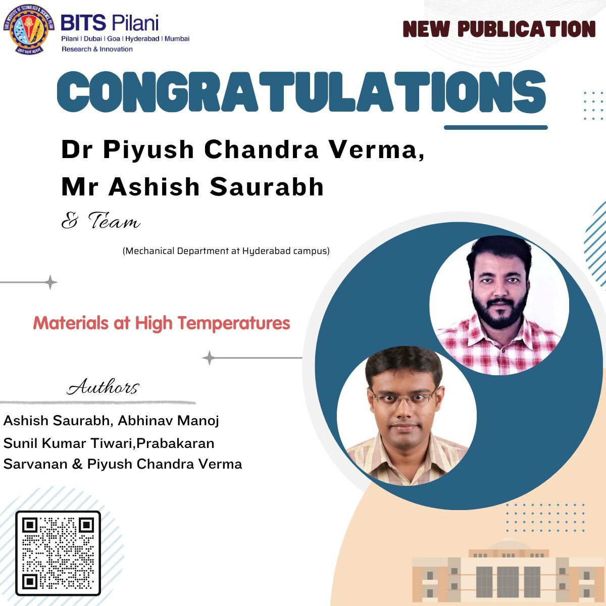 Research & Innovation, BITS Pilani on LinkedIn: Congratulations to Dr ... Research & Innovation, BITS Pilani on LinkedIn: Congratulations to Dr ...