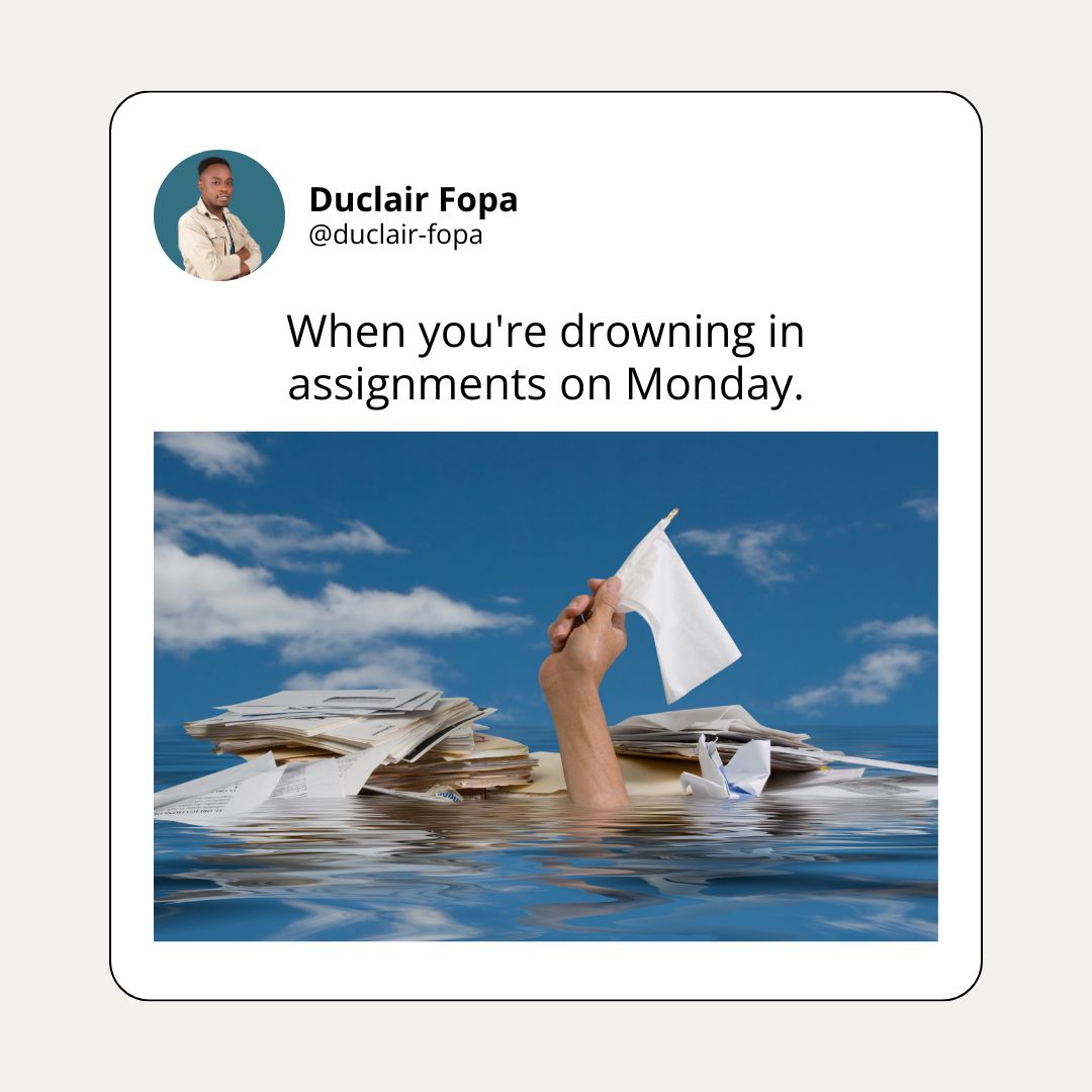 Duclair Fopa Kuété on LinkedIn: #motivation #productivity #mondaymood # ... Duclair Fopa Kuété on LinkedIn: #motivation #productivity #mondaymood # ...