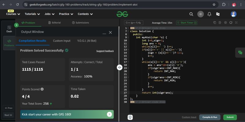 Karan Kumar Gupta on LinkedIn: #gfg160 #geekstreak2024 #codingchallenge ... Karan Kumar Gupta on LinkedIn: #gfg160 #geekstreak2024 #codingchallenge ...