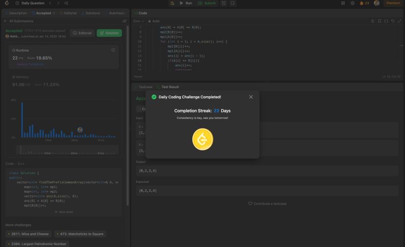 #leetcode #100daysofcode #dailycoding | Rohit Ojha #leetcode #100daysofcode #dailycoding | Rohit Ojha