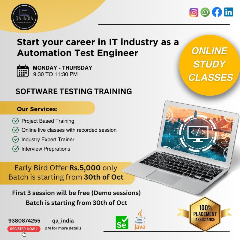 QA India posted on LinkedIn QA India posted on LinkedIn