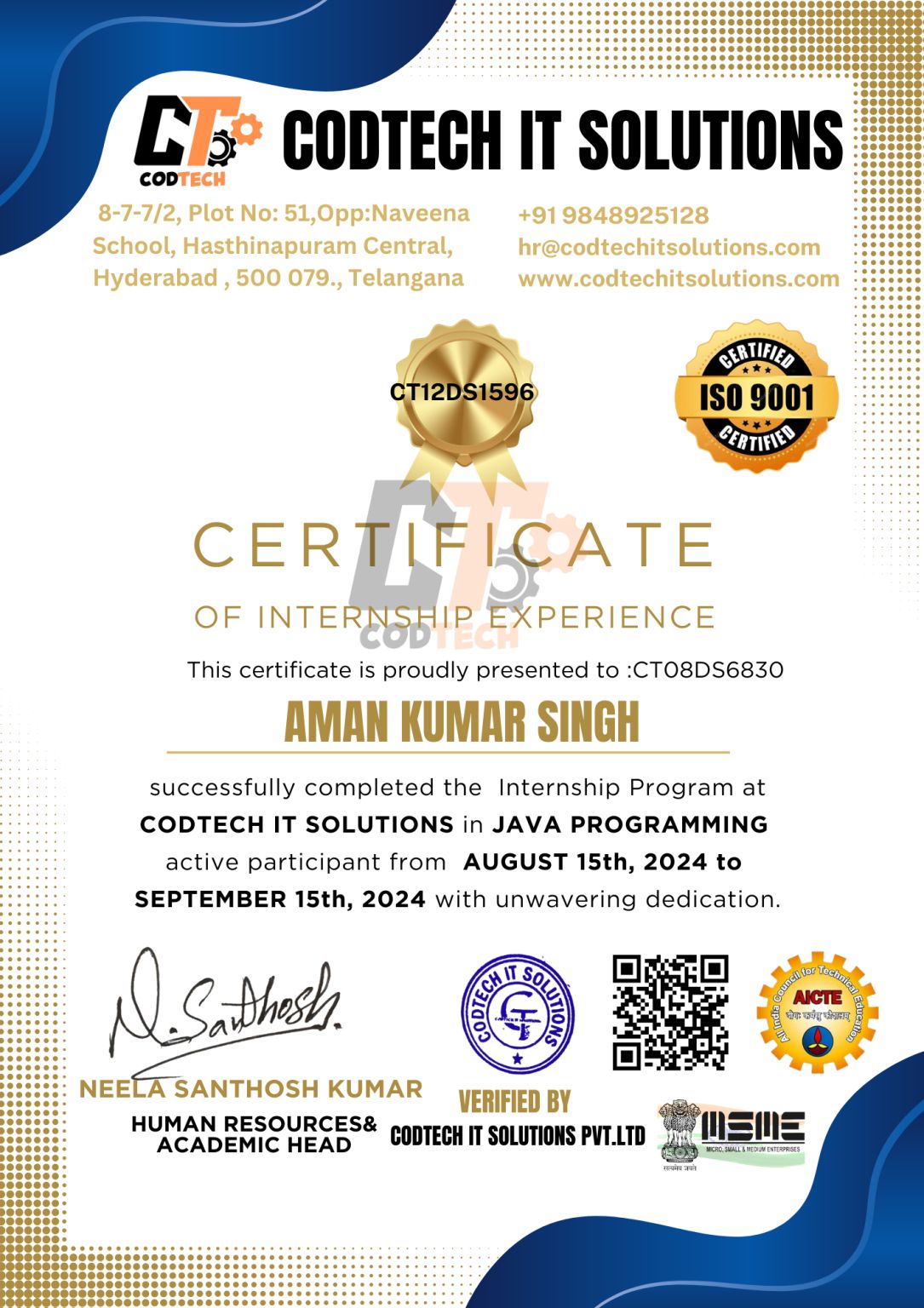 Finished my internship at CodeTech! | Aman kumar singh posted on the ... Finished my internship at CodeTech! | Aman kumar singh posted on the ...