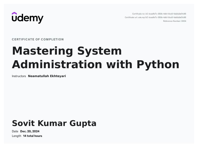 #udemy #python #system #course #certified #new #post #ml | Sovit Kumar ... #udemy #python #system #course #certified #new #post #ml | Sovit Kumar ...