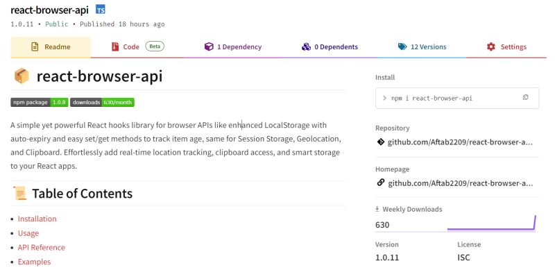 Aftab Alam on LinkedIn: #react #npm #newrelease #nextjs #browser # ... Aftab Alam on LinkedIn: #react #npm #newrelease #nextjs #browser # ...