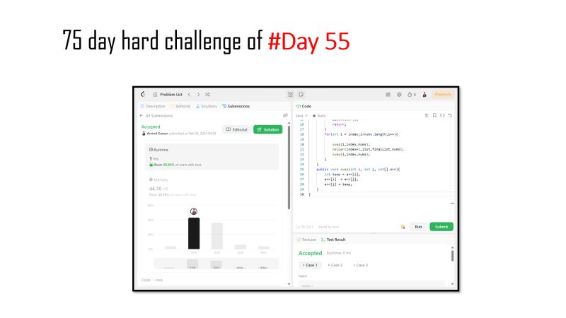 Arvind kumar on LinkedIn: #day #leetcode #75daysofcode #75dayschallenge Arvind kumar on LinkedIn: #day #leetcode #75daysofcode #75dayschallenge