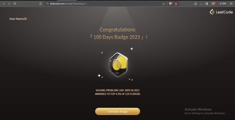 Celebrating 100 days of coding with LeetCode | Aman Kumar posted on the ... Celebrating 100 days of coding with LeetCode | Aman Kumar posted on the ...
