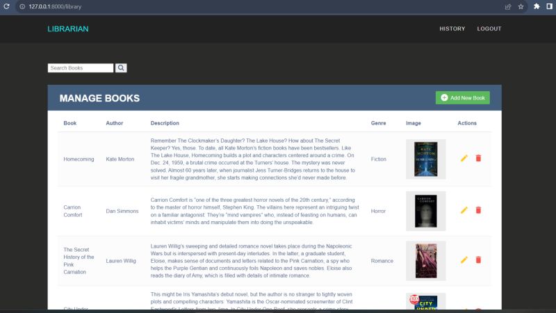Layiq M on LinkedIn: #librarymanagement #html #css #python #django # ... Layiq M on LinkedIn: #librarymanagement #html #css #python #django # ...