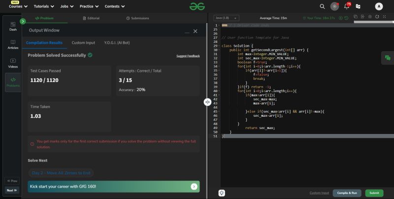 Ayan Saha on LinkedIn: #day #dsa #codingjourney #geeksforgeeks # ... Ayan Saha on LinkedIn: #day #dsa #codingjourney #geeksforgeeks # ...