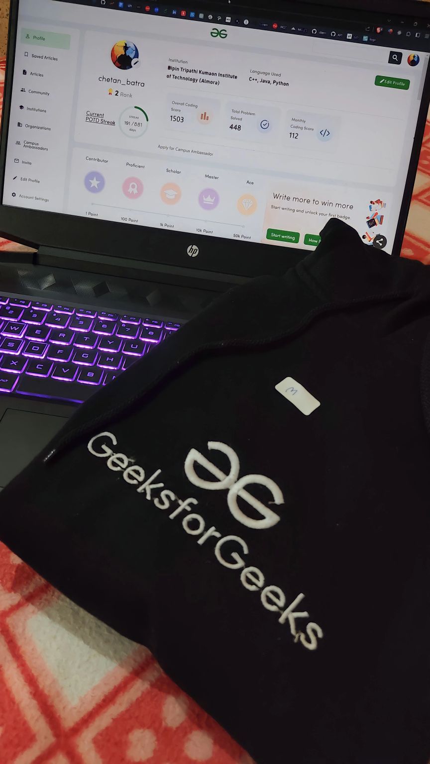 Chetan Batra on LinkedIn: #geeksforgeeks Chetan Batra on LinkedIn: #geeksforgeeks