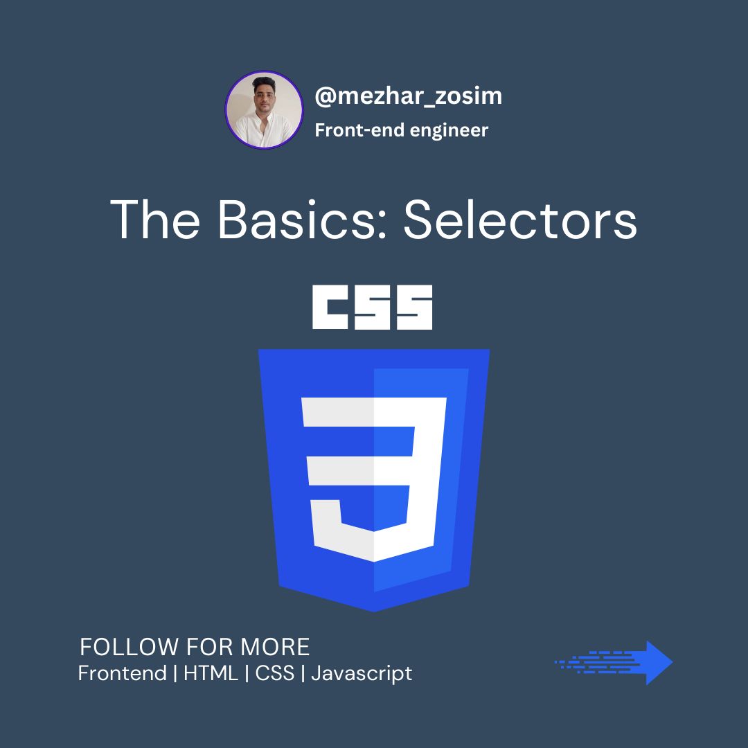 Mezhar Zosim on LinkedIn: Mastering CSS selectors: A comprehensive ... Mezhar Zosim on LinkedIn: Mastering CSS selectors: A comprehensive ...