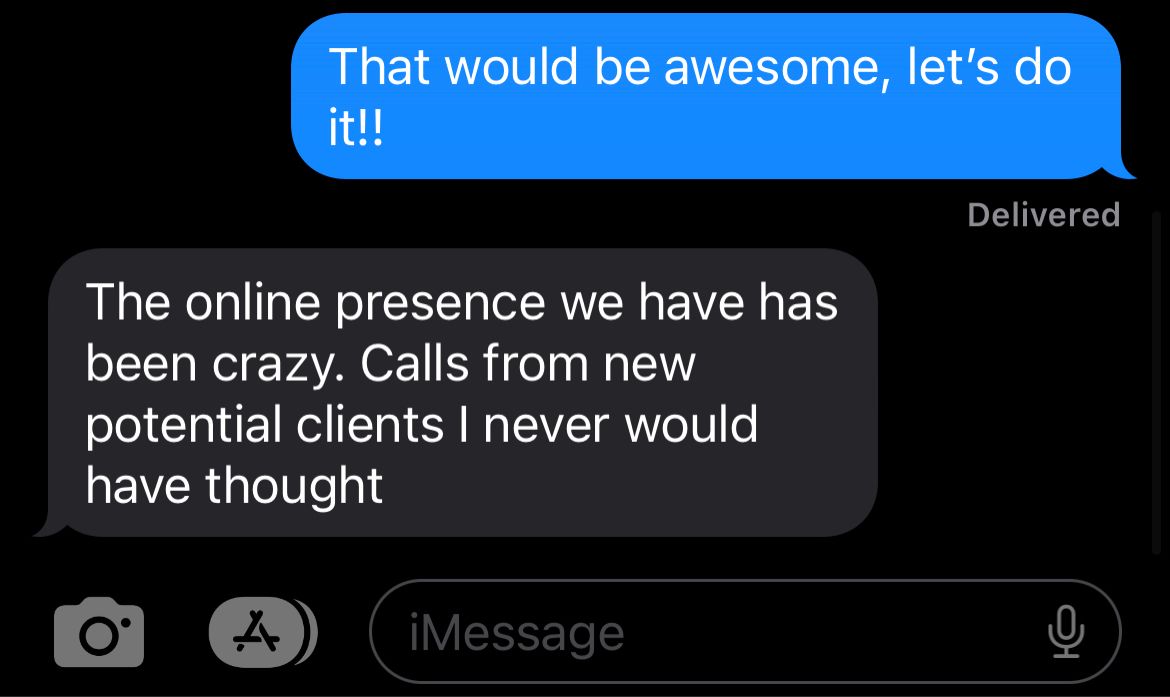 Luke Eggebraaten on LinkedIn: We don’t replace your word of mouth ... Luke Eggebraaten on LinkedIn: We don’t replace your word of mouth ...