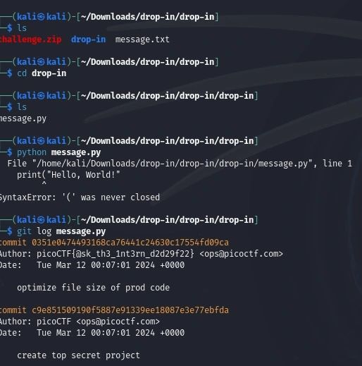 Rakshan Joel Alphonse on LinkedIn: #picoctf #ctf #cybersecurity #git # ... Rakshan Joel Alphonse on LinkedIn: #picoctf #ctf #cybersecurity #git # ...