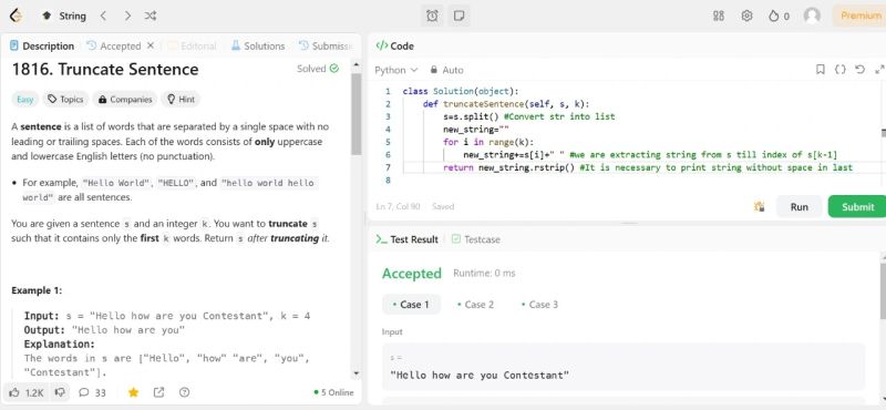 Naresh Krishnan on LinkedIn: #100daysofleetcode #pythonprogramming # ... Naresh Krishnan on LinkedIn: #100daysofleetcode #pythonprogramming # ...
