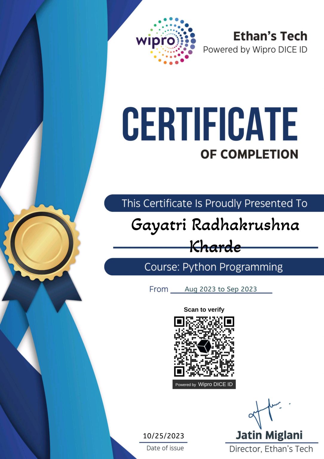 Gayatri Kharde on LinkedIn: #ethanstech #python Gayatri Kharde on LinkedIn: #ethanstech #python