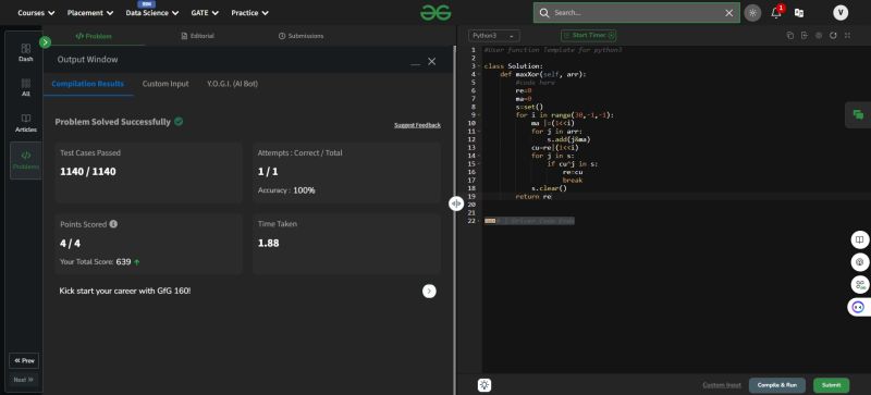 #gfg160 #codingchallenge #problemsolving #geekstreak2024 #gfg160 #dsa ... #gfg160 #codingchallenge #problemsolving #geekstreak2024 #gfg160 #dsa ...