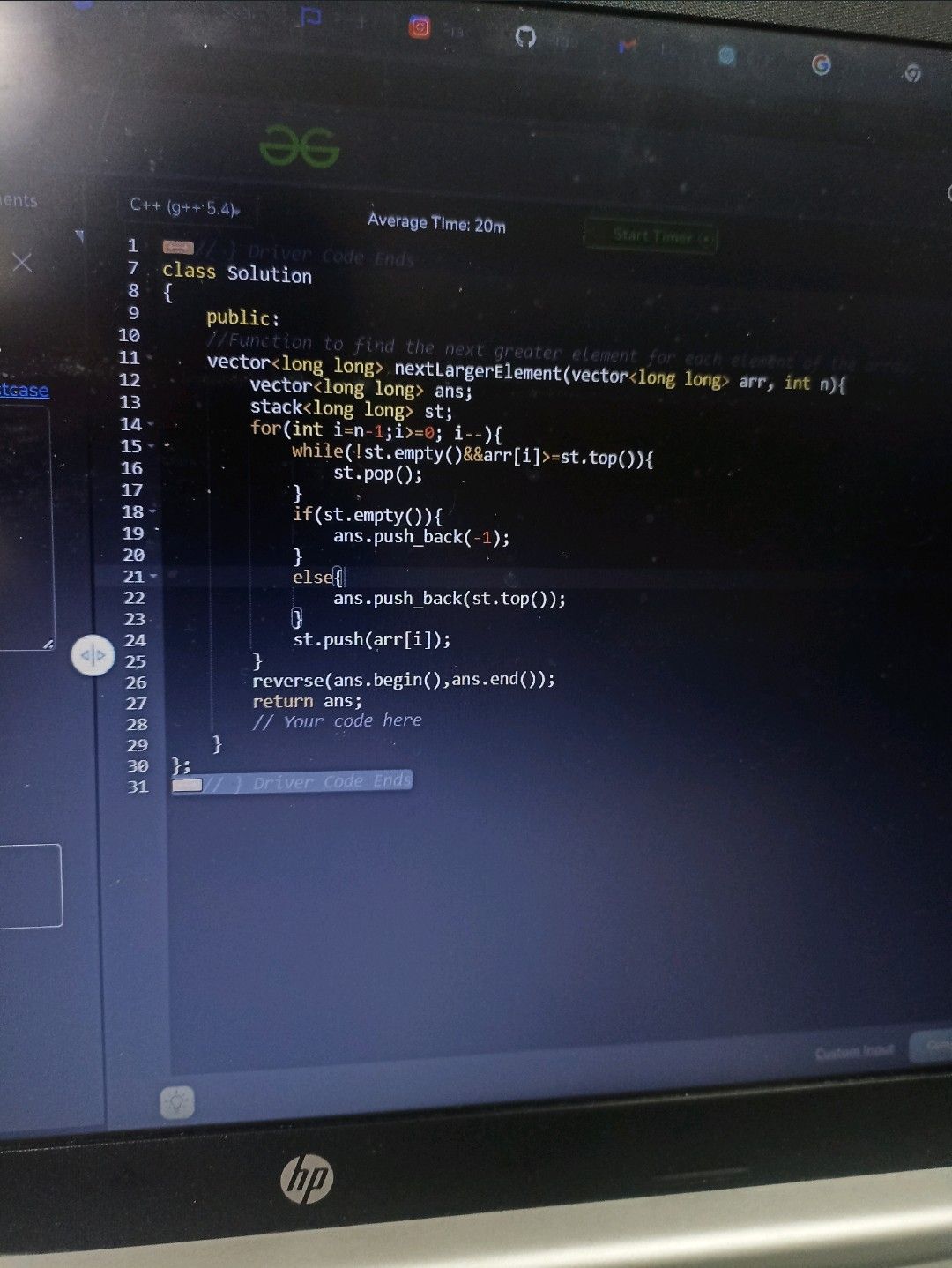 Day 39 of the 100-day coding challenge on Geeks for Geeks | Pranav ... Day 39 of the 100-day coding challenge on Geeks for Geeks | Pranav ...