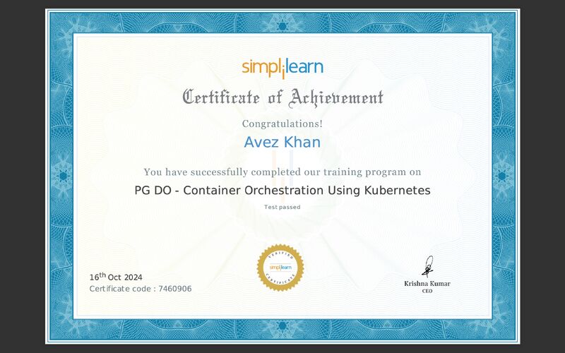 Avez Khan on LinkedIn: #kubernetes #cloudcomputing #devops # ... Avez Khan on LinkedIn: #kubernetes #cloudcomputing #devops # ...