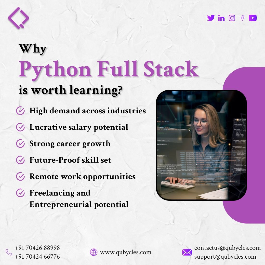 Qubycles on LinkedIn: #python #fullstackdevelopment #learntocode # ... Qubycles on LinkedIn: #python #fullstackdevelopment #learntocode # ...