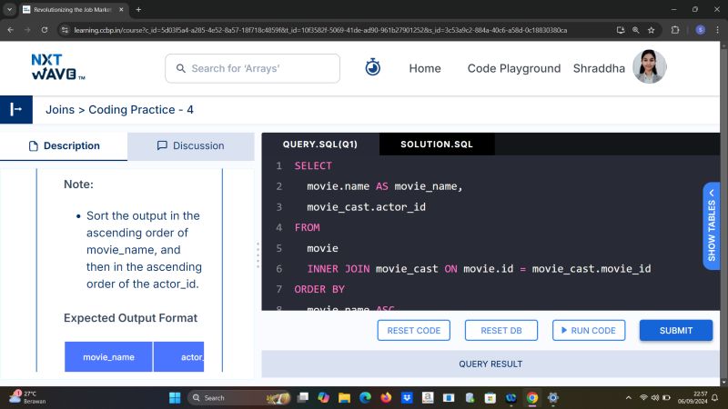 Shraddha Kute on LinkedIn: #day25 #100daysofcode #sql #dataskills # ... Shraddha Kute on LinkedIn: #day25 #100daysofcode #sql #dataskills # ...
