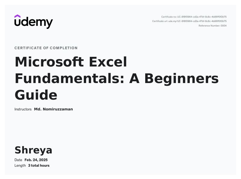 #learning #excel #dataanalysis #professionalgrowth | Shreya Gupta #learning #excel #dataanalysis #professionalgrowth | Shreya Gupta