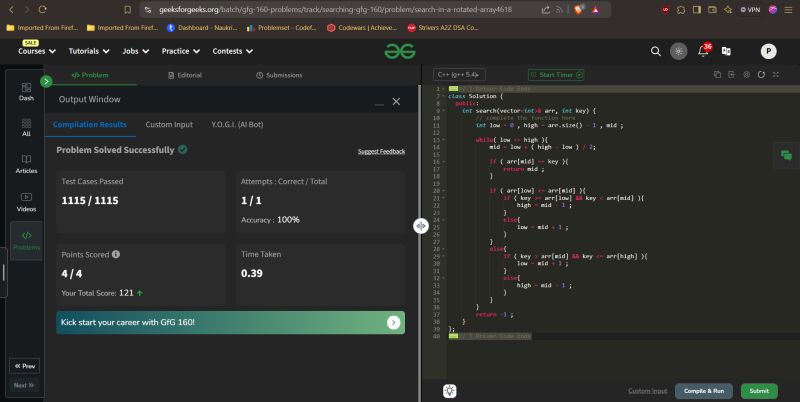 #gfg160 #gfg160 #programmingjourney #100daysofcode #codingchallenges ... #gfg160 #gfg160 #programmingjourney #100daysofcode #codingchallenges ...