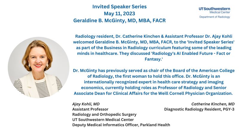 UT Southwestern Radiology on LinkedIn: Thank you Geraldine McGinty MD ... UT Southwestern Radiology on LinkedIn: Thank you Geraldine McGinty MD ...