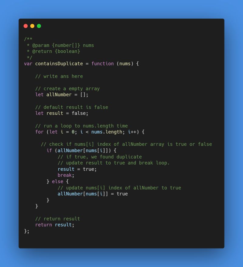 Hossain Sahriar Kabir Rupam on LinkedIn: #leetcode #containsduplicate # ... Hossain Sahriar Kabir Rupam on LinkedIn: #leetcode #containsduplicate # ...