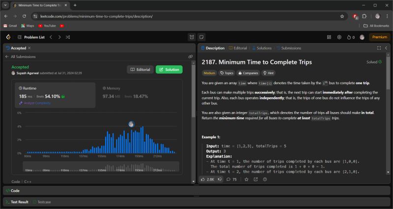 Suyash Agarwal on LinkedIn: #leetcode #dsa #codingjourney #binarysearch ... Suyash Agarwal on LinkedIn: #leetcode #dsa #codingjourney #binarysearch ...
