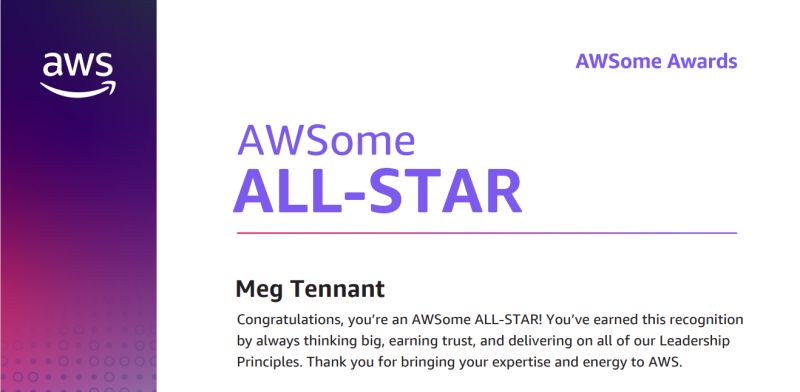 Meg Tennant on LinkedIn: #aws | 27 comments Meg Tennant on LinkedIn: #aws | 27 comments