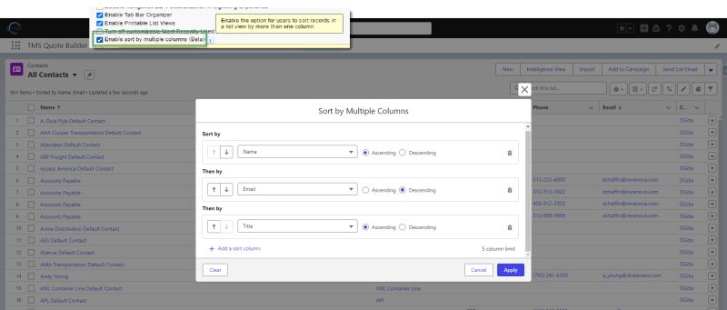 Danielle Chaffin on LinkedIn: Salesforce Winter '25: Sort List Views by ... Danielle Chaffin on LinkedIn: Salesforce Winter '25: Sort List Views by ...