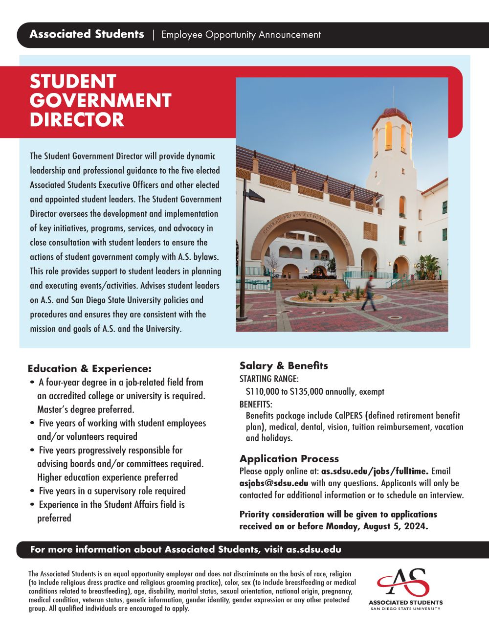 Associated Students, San Diego State University on LinkedIn: #hiring # ... Associated Students, San Diego State University on LinkedIn: #hiring # ...