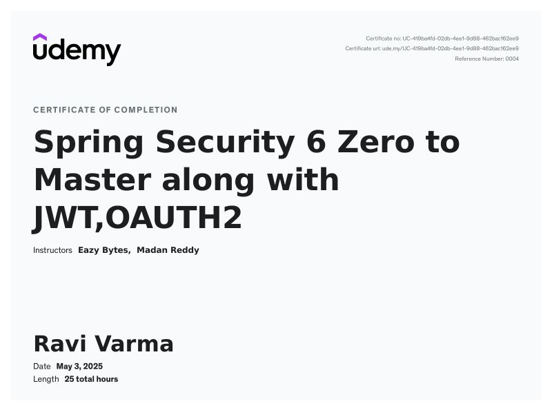 #springsecurity #oauth2 #jwt #springboot #java #udemy #learningjourney ... #springsecurity #oauth2 #jwt #springboot #java #udemy #learningjourney ...