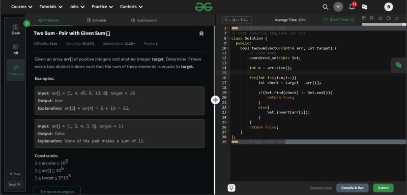 Sai Easwar Bonthu on LinkedIn: #gfg160 #twosum #dsa #gfg160 #hashing # ... Sai Easwar Bonthu on LinkedIn: #gfg160 #twosum #dsa #gfg160 #hashing # ...