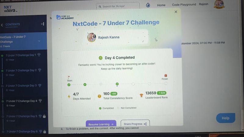Rajesh Kanna on LinkedIn: #nxtwave #codechallenge #python Rajesh Kanna on LinkedIn: #nxtwave #codechallenge #python