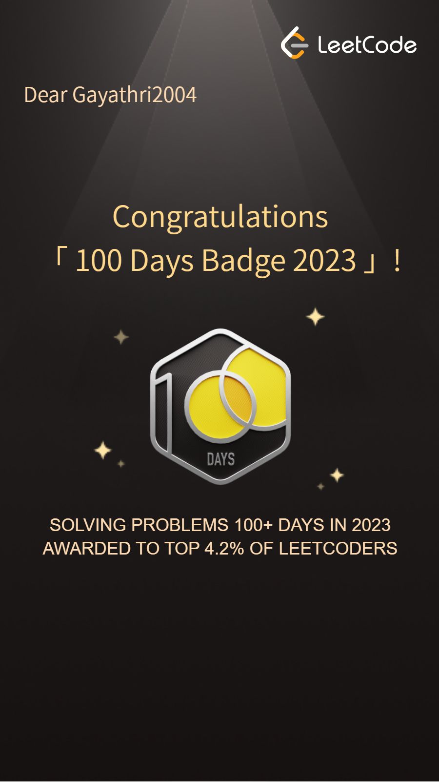 #codingjourney #leetcode #streak | Gayathri Thotakura #codingjourney #leetcode #streak | Gayathri Thotakura