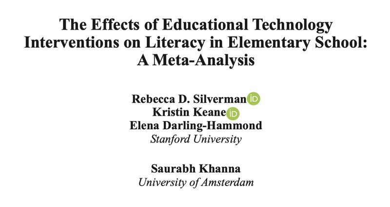 Michael H. Levine on LinkedIn: #edtech #literacy #research #edtech Michael H. Levine on LinkedIn: #edtech #literacy #research #edtech