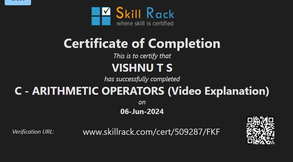 T.S VISHNU on LinkedIn: #learning #coding #cprogramming #skillrack # ... T.S VISHNU on LinkedIn: #learning #coding #cprogramming #skillrack # ...