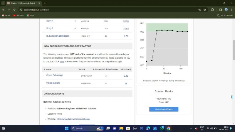 Amit Kumar Sahani on LinkedIn: #secured #air149 #codechef # ... Amit Kumar Sahani on LinkedIn: #secured #air149 #codechef # ...