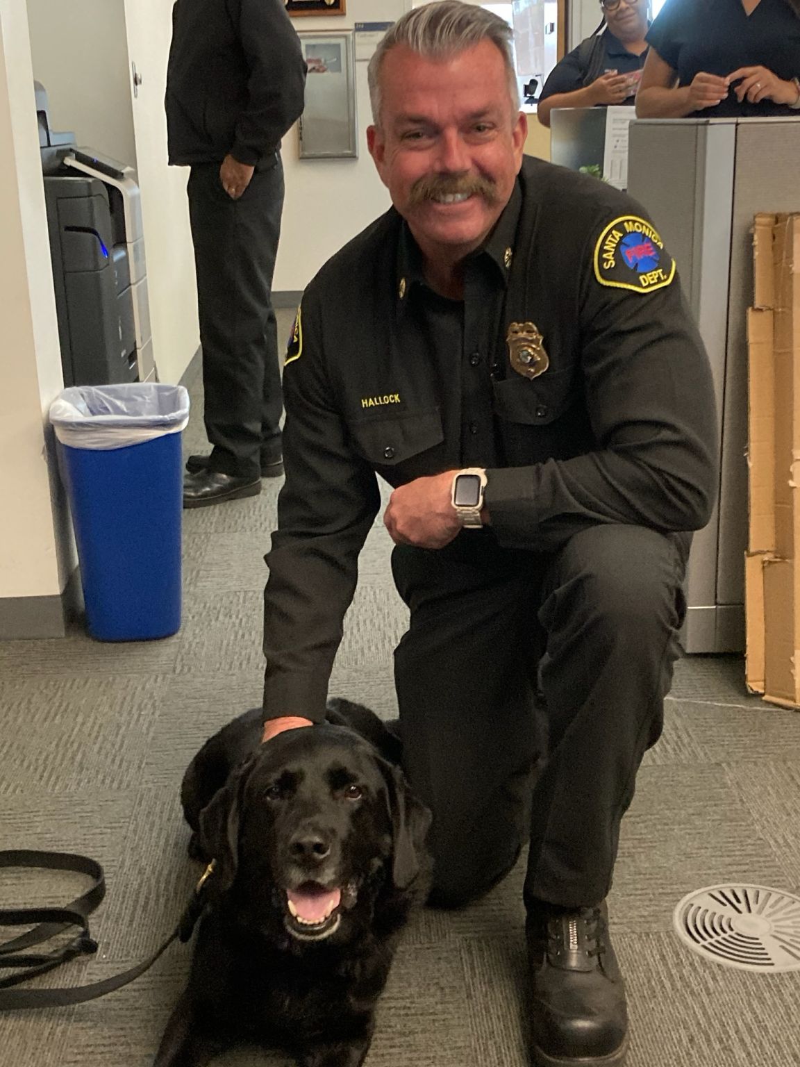 Introducing the newest member of the Santa Monica Fire Department ... Introducing the newest member of the Santa Monica Fire Department ...