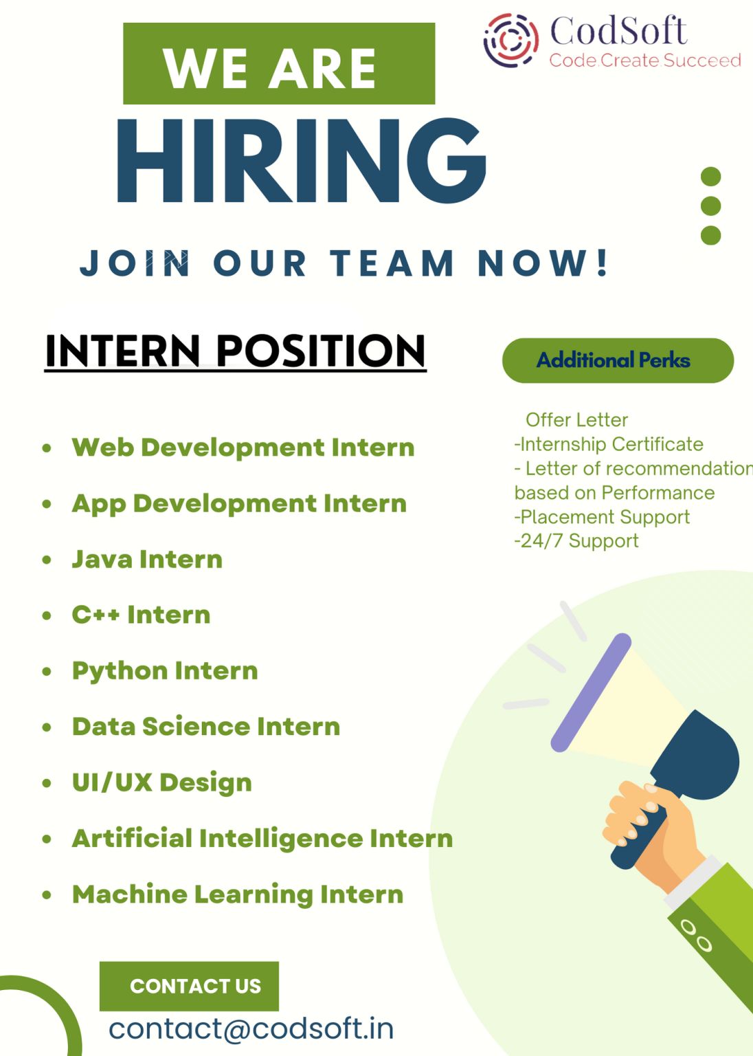 CodSoft on LinkedIn: #codsoft #codsoftinternship #ai #team #work # ... CodSoft on LinkedIn: #codsoft #codsoftinternship #ai #team #work # ...