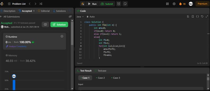#leetcode #problemsolving #fibonacci #codingjourney #100daysofcode # ... #leetcode #problemsolving #fibonacci #codingjourney #100daysofcode # ...