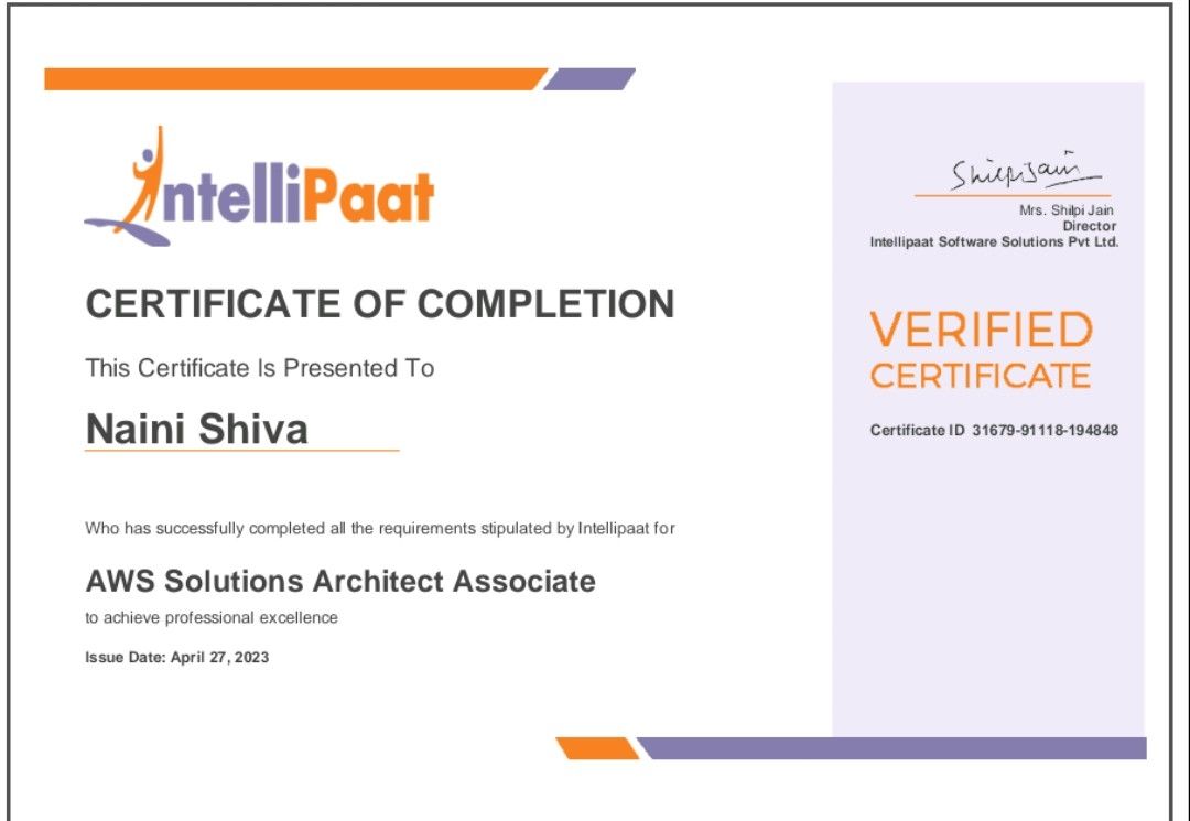 #infosys #intellipaat #connections #awsdevops #awscommunity | Shiva Naini #infosys #intellipaat #connections #awsdevops #awscommunity | Shiva Naini