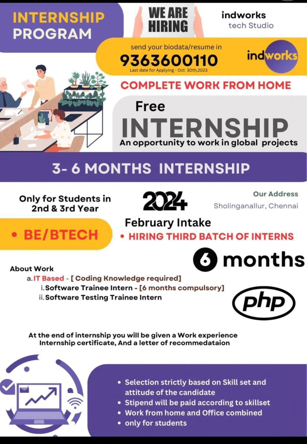 Varun Mayilvaganan on LinkedIn: #internshipopportunity # ... Varun Mayilvaganan on LinkedIn: #internshipopportunity # ...