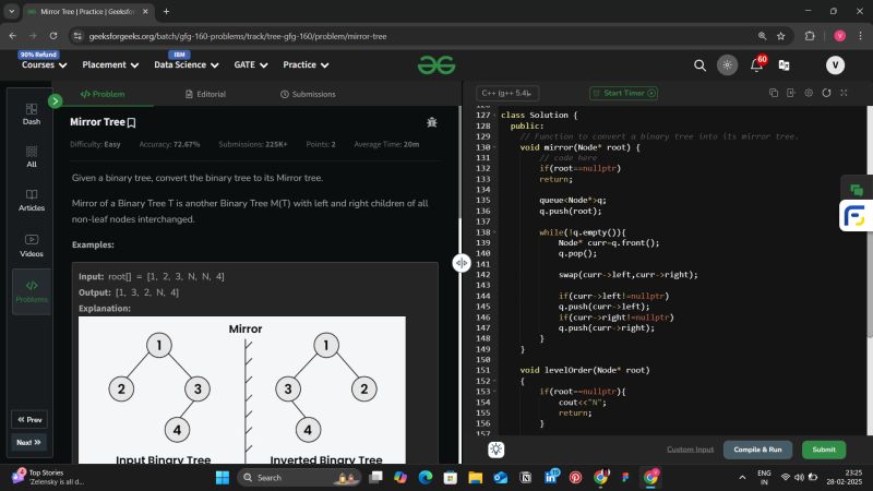 #dsa #trees #binarytree #recursion #geeksforgeeks #day78 #keeplearning ... #dsa #trees #binarytree #recursion #geeksforgeeks #day78 #keeplearning ...