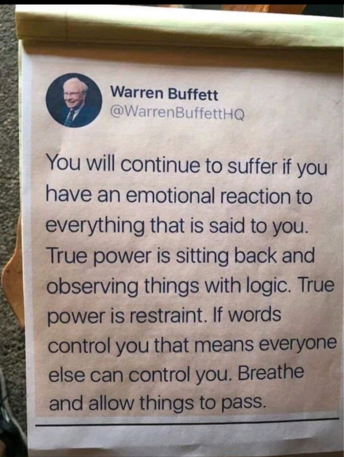 Mahesh P.S. on LinkedIn: Absolutely! Warren Buffet's words resonate ... Mahesh P.S. on LinkedIn: Absolutely! Warren Buffet's words resonate ...
