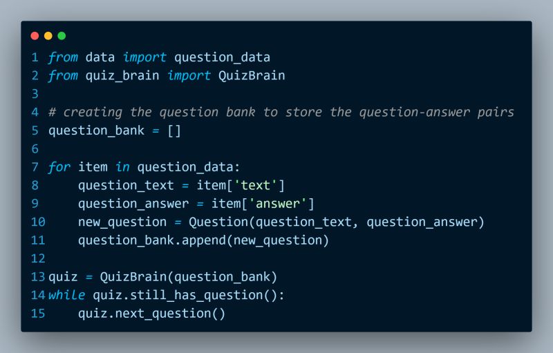 How I built a python quiz app | Misbah Ahmed posted on the topic | LinkedIn How I built a python quiz app | Misbah Ahmed posted on the topic | LinkedIn