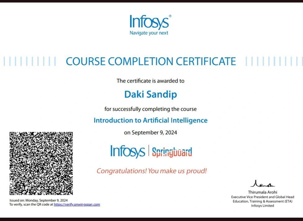 Daki Sandeep on LinkedIn: #artificialintelligence #ai #machinelearning ... Daki Sandeep on LinkedIn: #artificialintelligence #ai #machinelearning ...