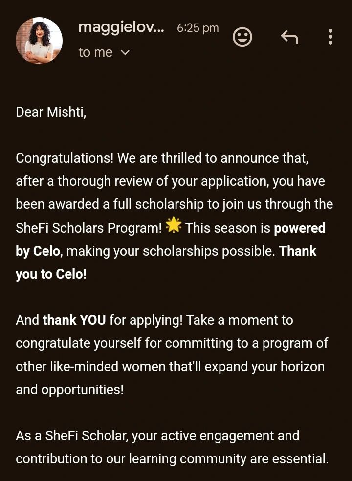 Mishti Singh on LinkedIn: #shefischolar #womenintech #empowerment # ... Mishti Singh on LinkedIn: #shefischolar #womenintech #empowerment # ...